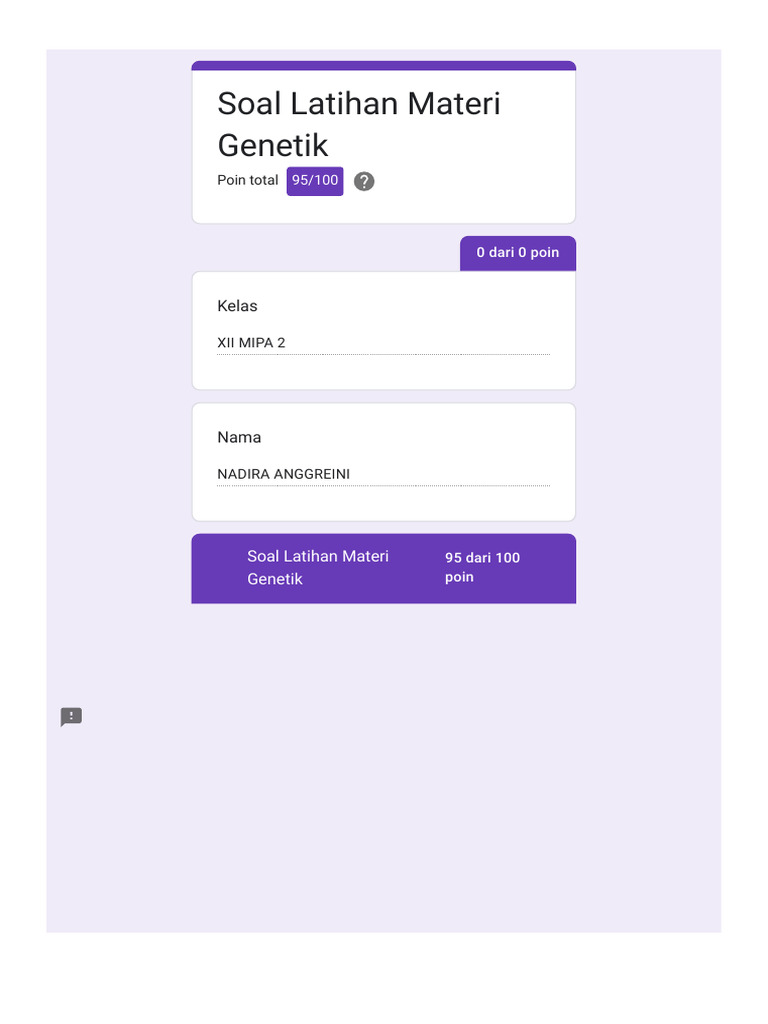 Soal Latihan Materi Genetik | PDF
