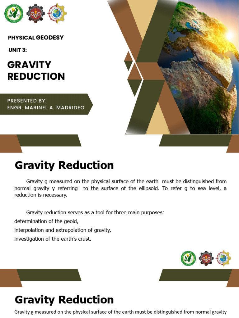 Unit-3-Gravity-reduction | PDF | Latitude | Earth Sciences