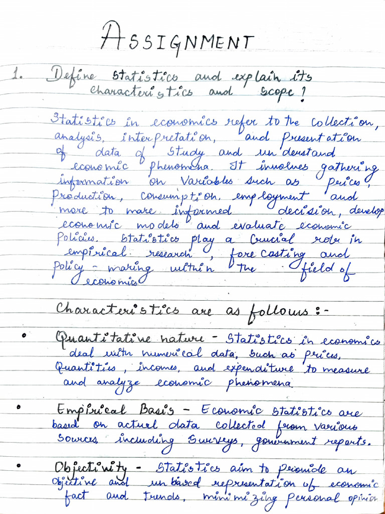 Business Statistics Assignment | PDF