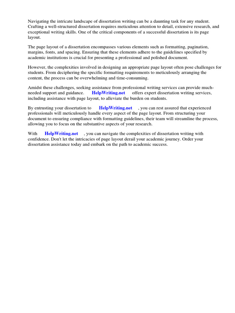 Dissertation Page Layout | PDF | Thesis | Data