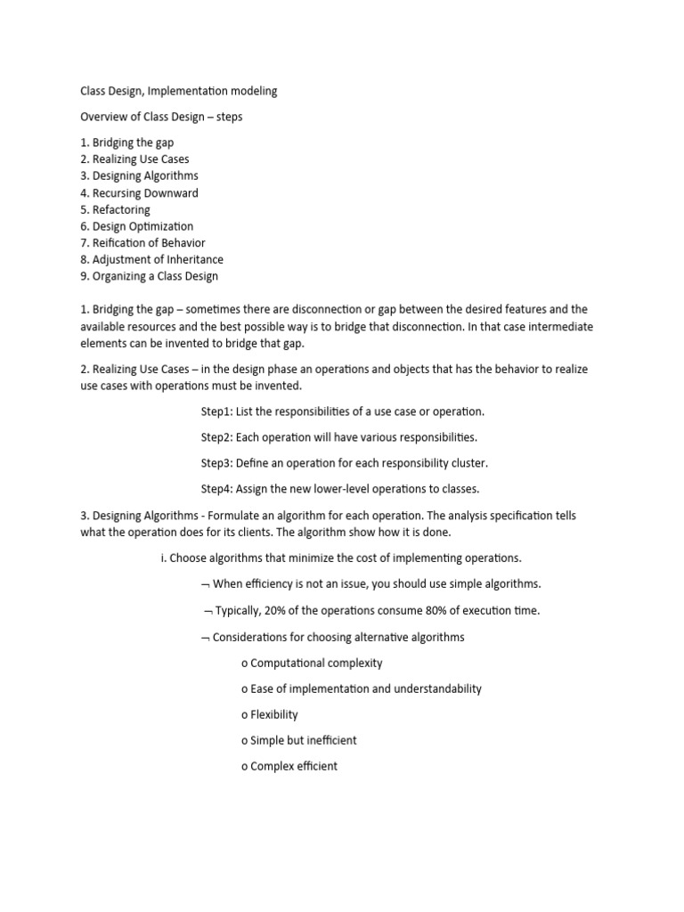 Class Design Pdf Software Architecture Command Line Interface 4039