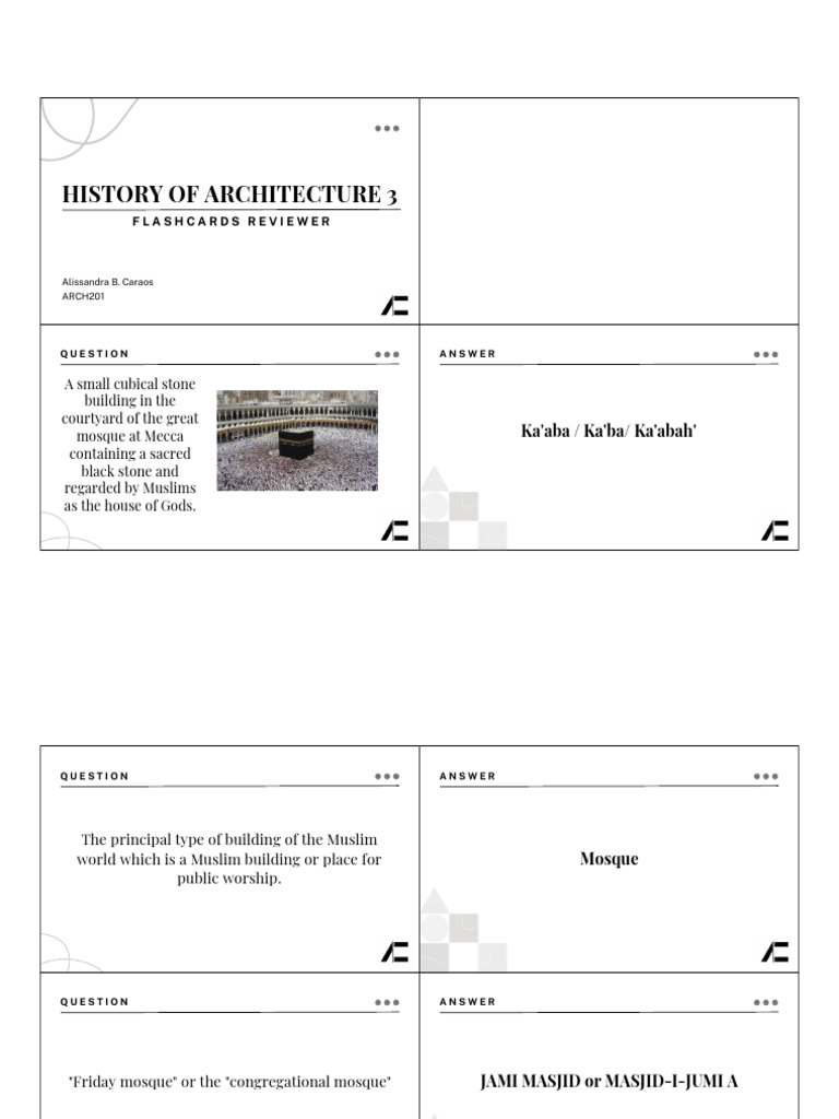 Hoa Flashcards | PDF | Mosque | Temple