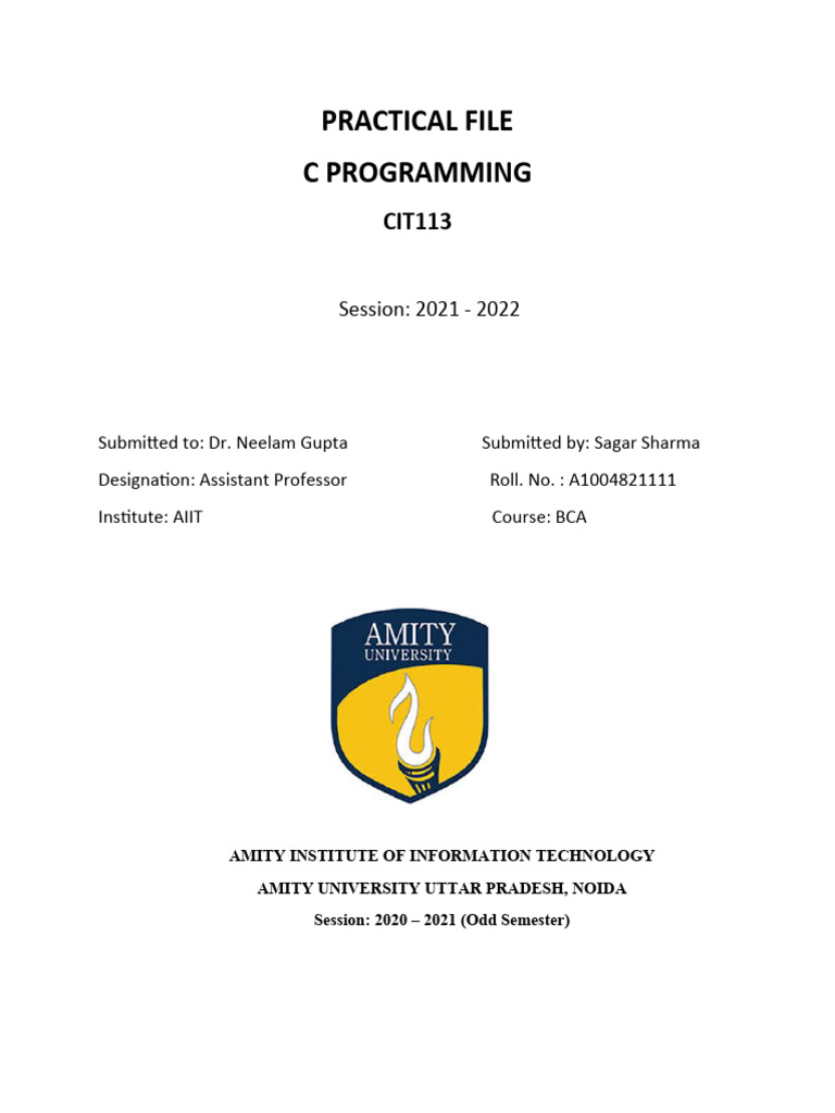 c file | PDF | Computer Science | Computer Programming