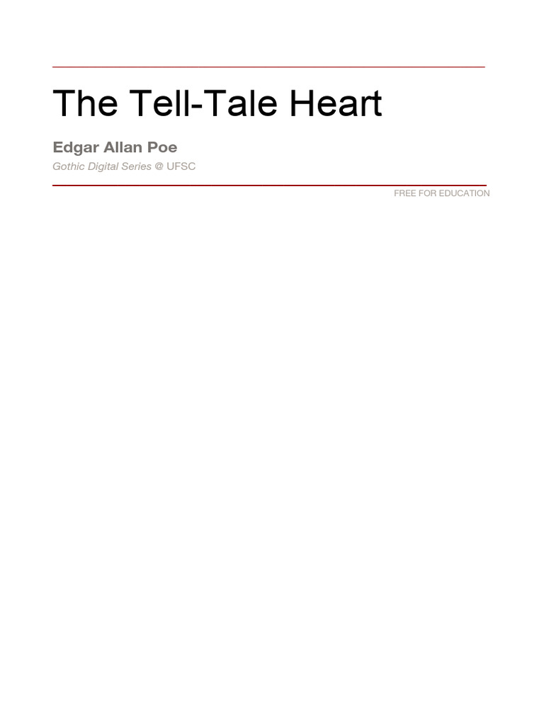 The_Tell-Tale_Heart_(Edgar_Allan_Poe_1843) | PDF