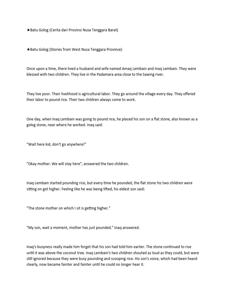 Batu Golog (Ce-WPS Office | PDF | Language Arts & Discipline