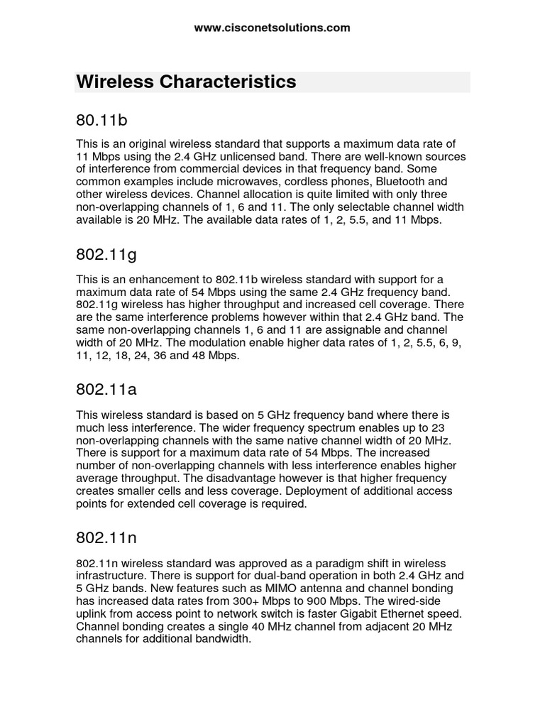 15.1 Wireless Concepts | Download Free PDF | Wireless Lan | Wireless ...
