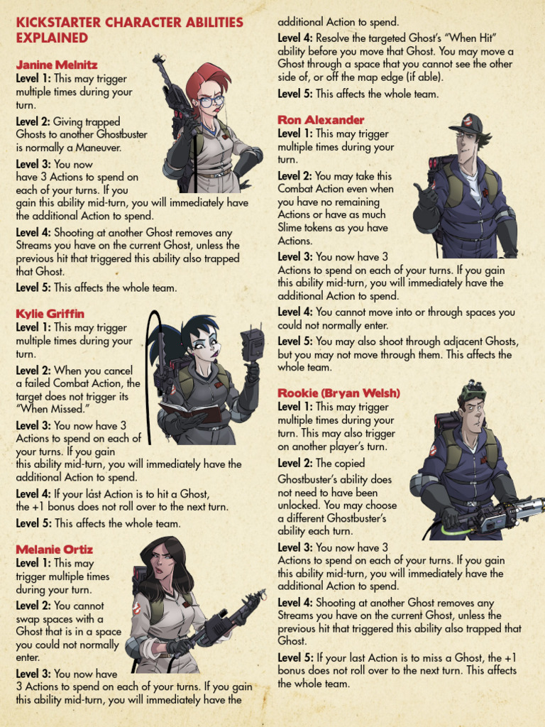 Ghostbusters Appendix | PDF