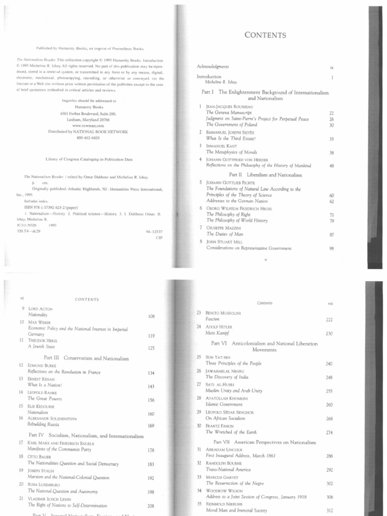 Nationalism Reader | PDF | Nationalism | Liberalism Nationalism Reader | PDF | Nationalism | Liberalism