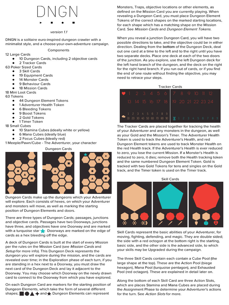 DNGN v1.1 Rules | PDF | Gaming