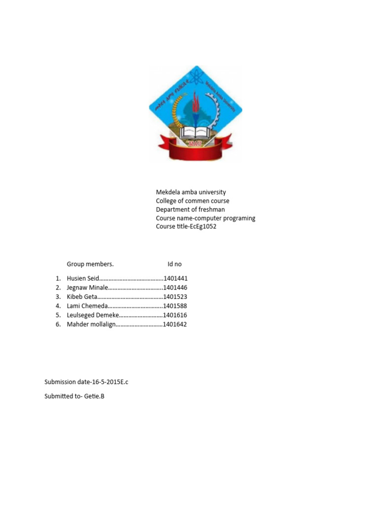 Programing Assignment Group 9 | PDF