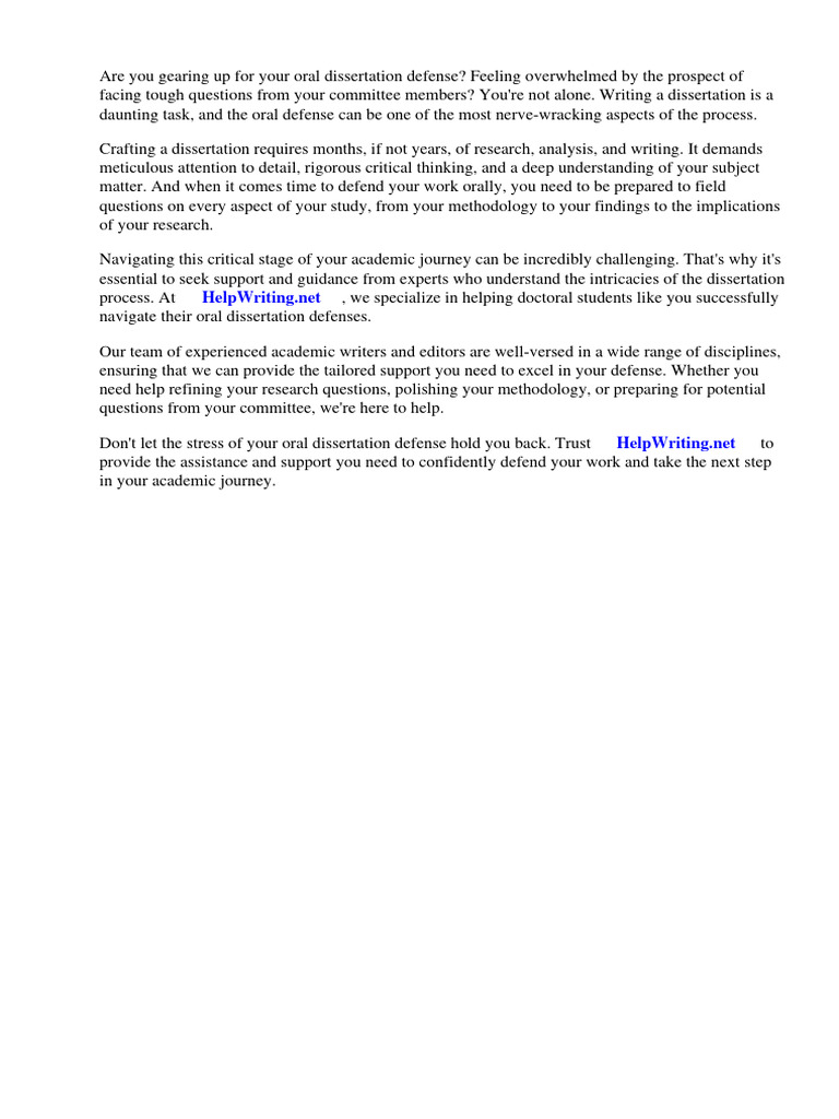 Oral Dissertation Questions | PDF | Methodology | Thesis