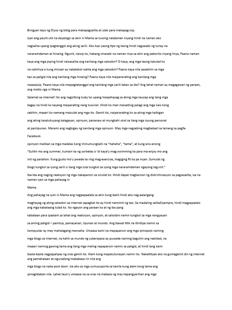 Filipino Summarize | PDF