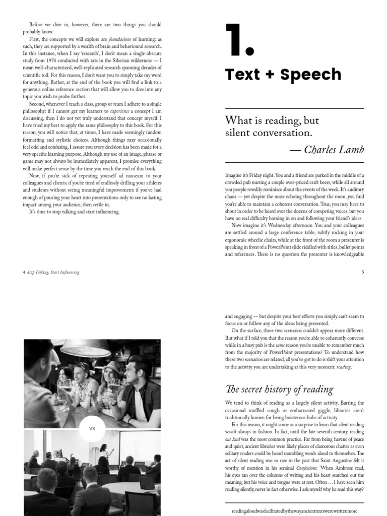 Chapter 1_Text + Speech | PDF | Speech | Mental Processes