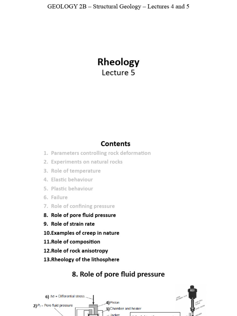Lecture05 Rheology 2023 | PDF | Deformation (Engineering) | Strength Of Materials