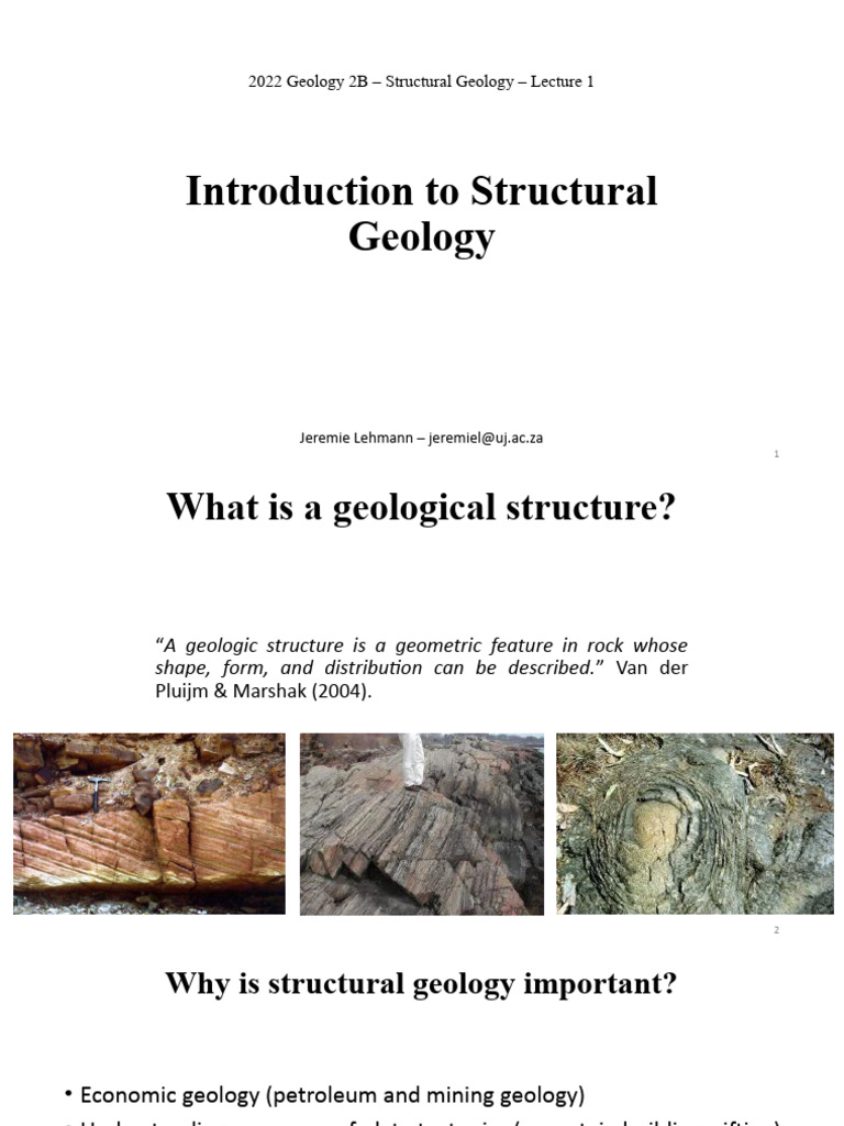 Lecture01 - Primary - and - Non-Tectonic - Structures 2023 | PDF ...