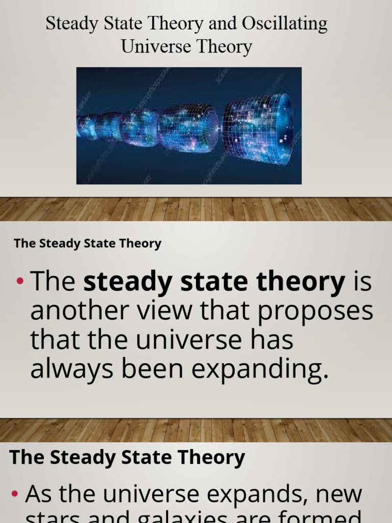 Steady State Theory and Oscillating Universe Theory | PDF | Universe ...