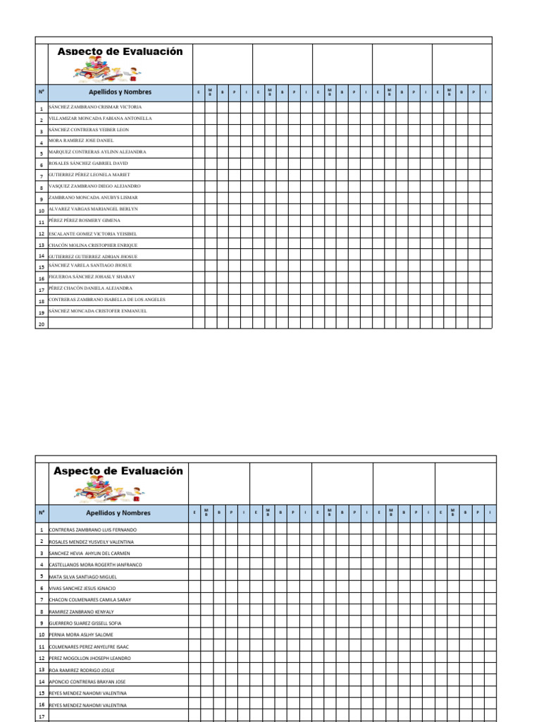 Evaluacion Profe Sandra | PDF