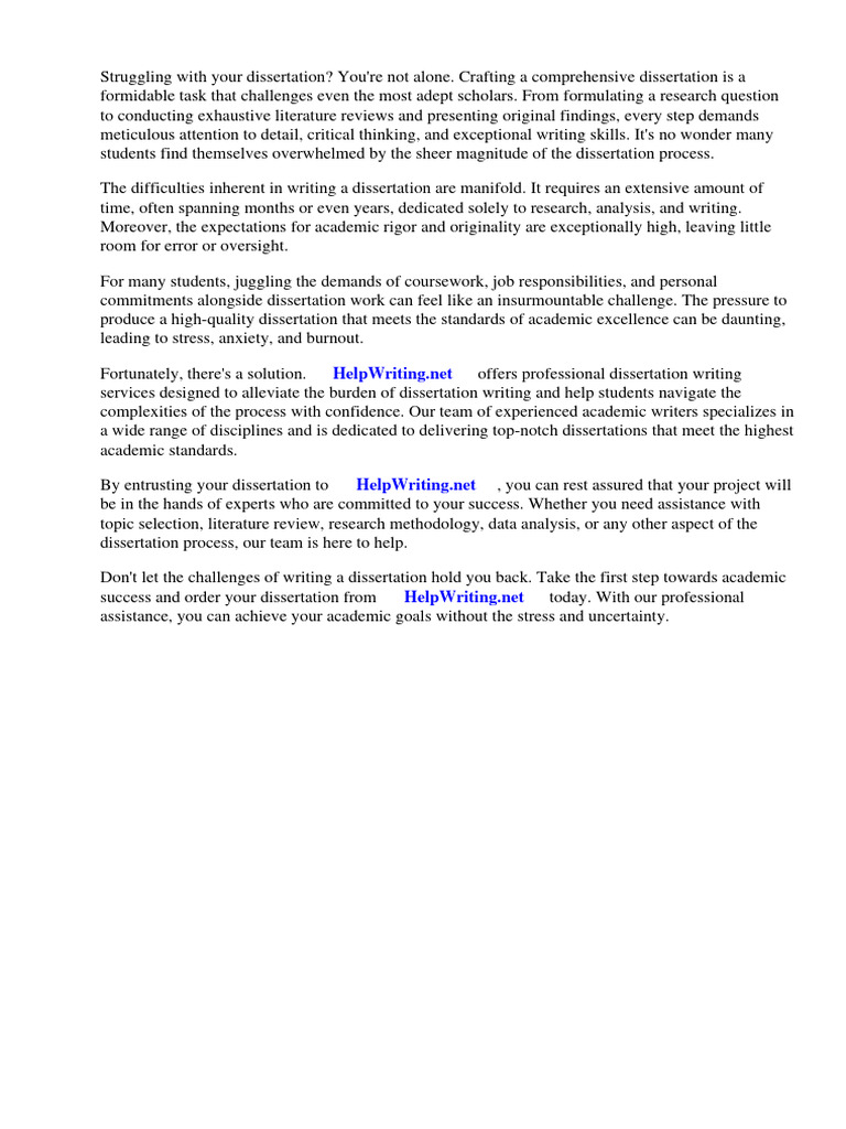 Dissertation Full Text | Download Free PDF | Thesis | Science