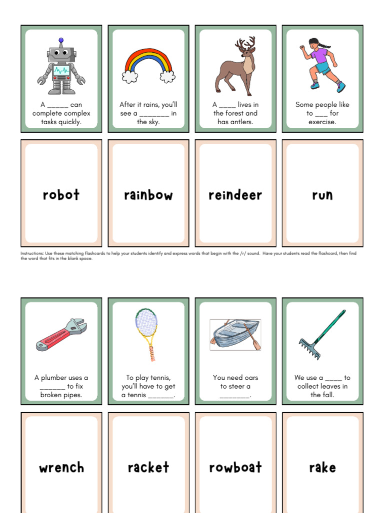 Question Flashcards for Speech Therapy | PDF