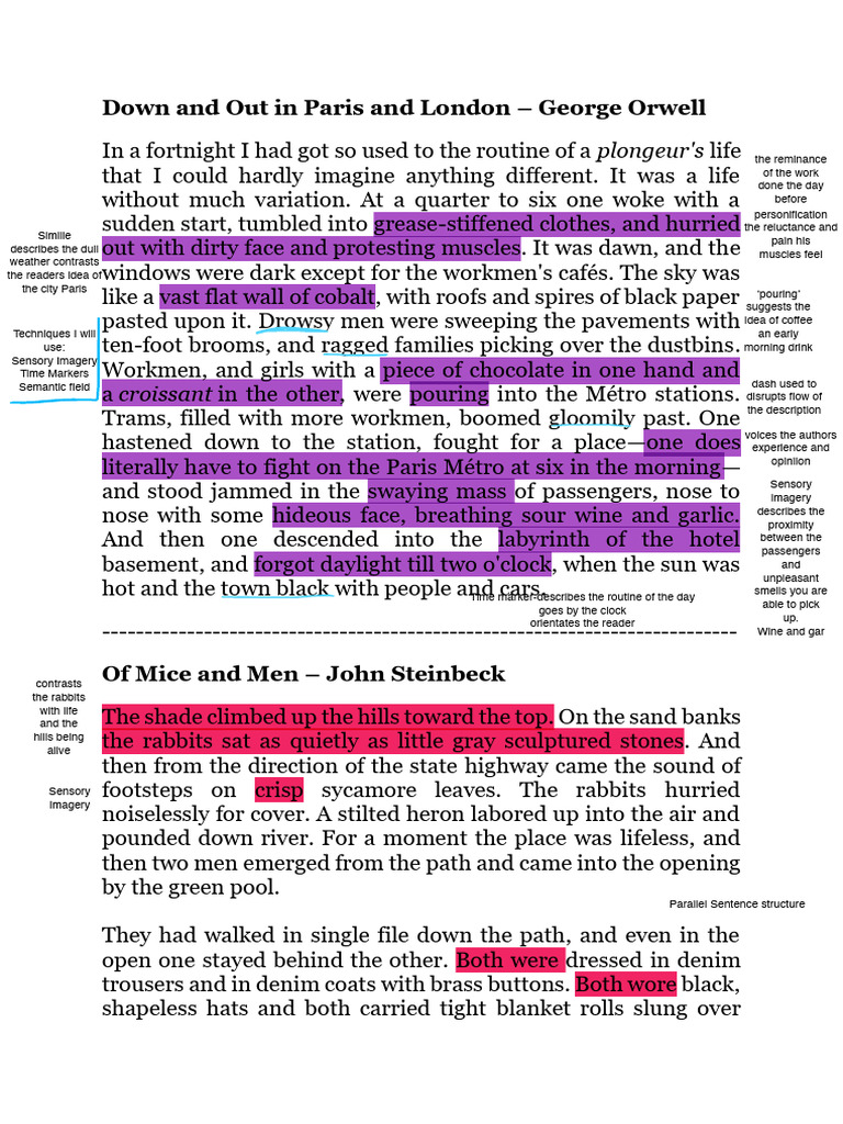 Imaginative Writing Examples | PDF