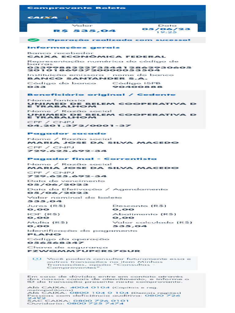 Comprovante2023 06 05 - 192533 | PDF