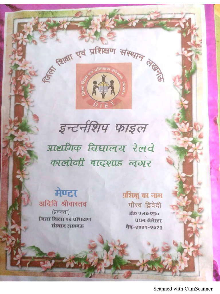 Internship Documents Pdf