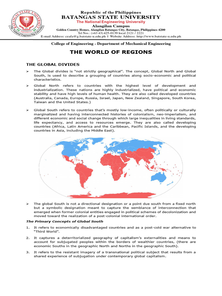The World of Regions | Download Free PDF | Asia | Globalization