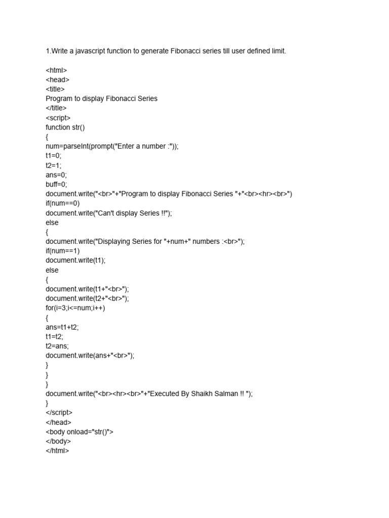 Css Prac Ques | PDF | Java Script | World Wide Web