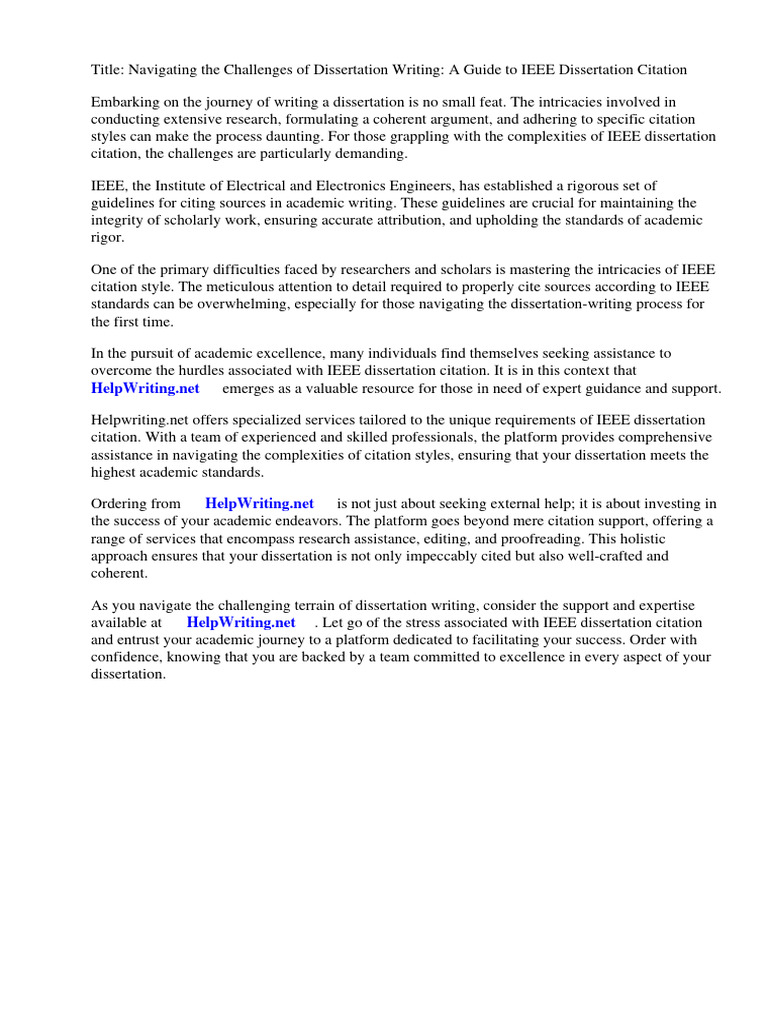 Ieee Dissertation Citation Pdf Citation Thesis 9622