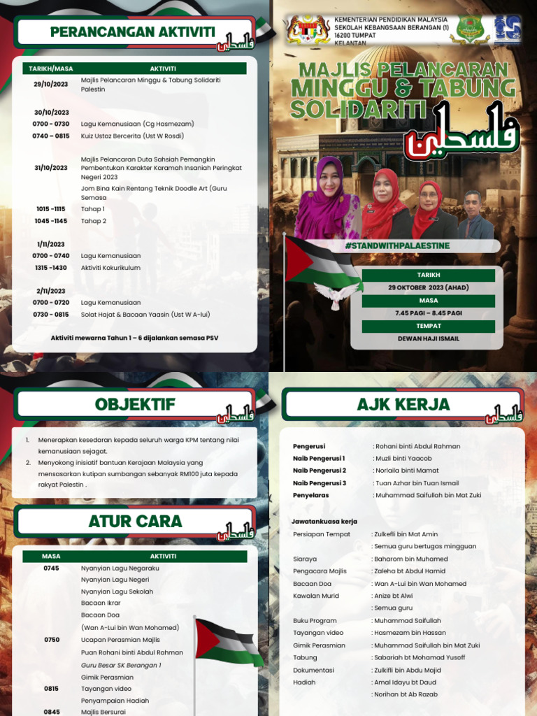 Buku Program Minggu Solidariti Palestin | PDF