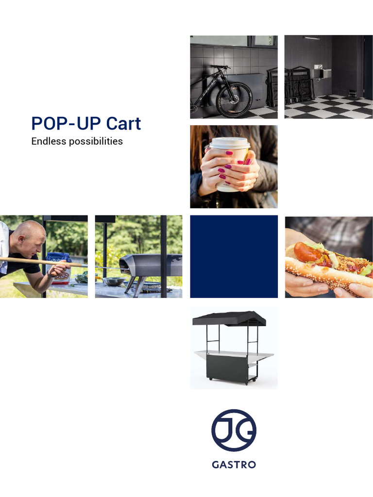 Portable Pop-Up Sales Cart Solution | PDF | Countertop | Steel