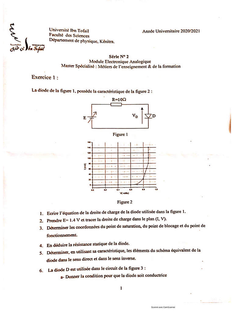 td2 Electronique | PDF