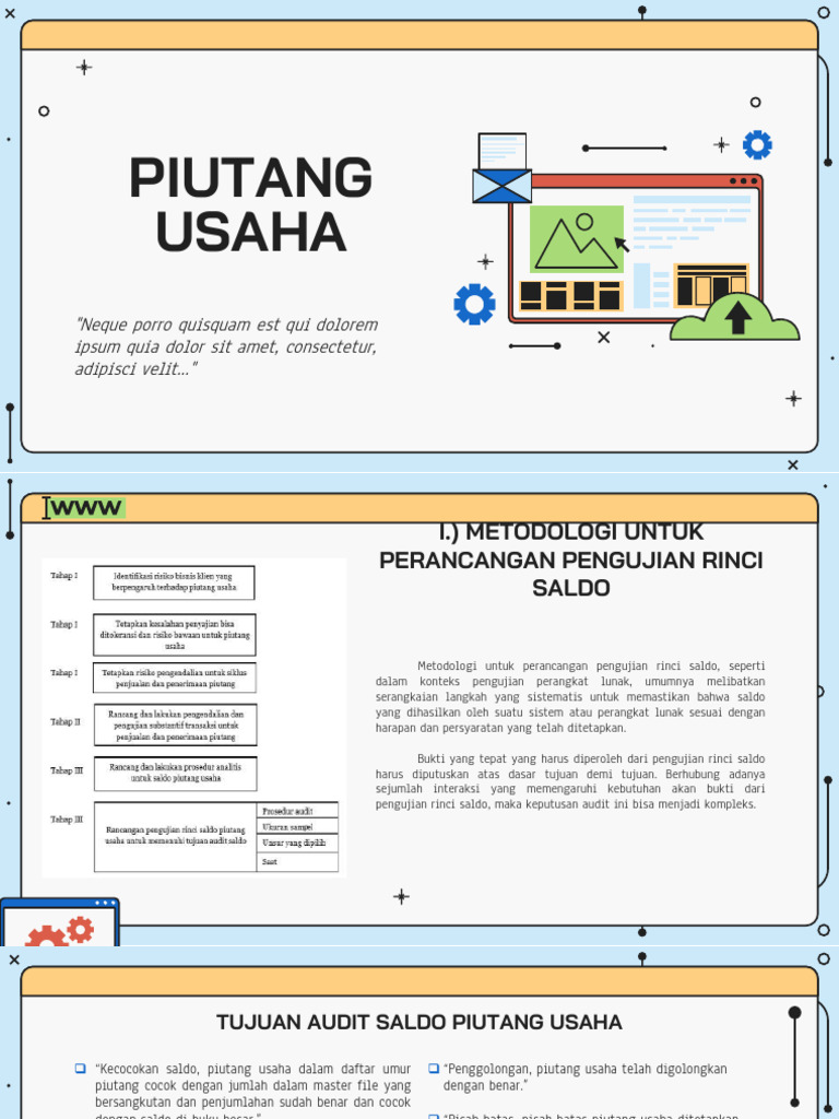 Audit 4 (Bab 13 Piutang Usaha) | PDF | Pengelolaan Keuangan & Uang