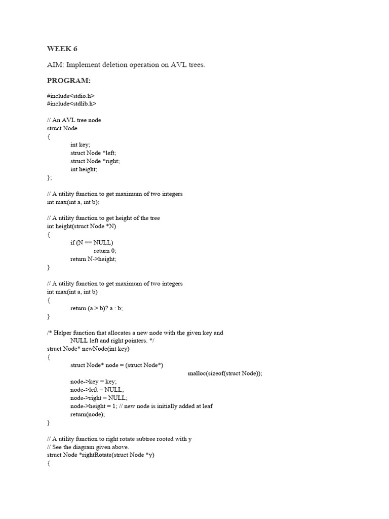 ADS Lab Week 6 | PDF | Computer Programming | Algorithms And Data Structures