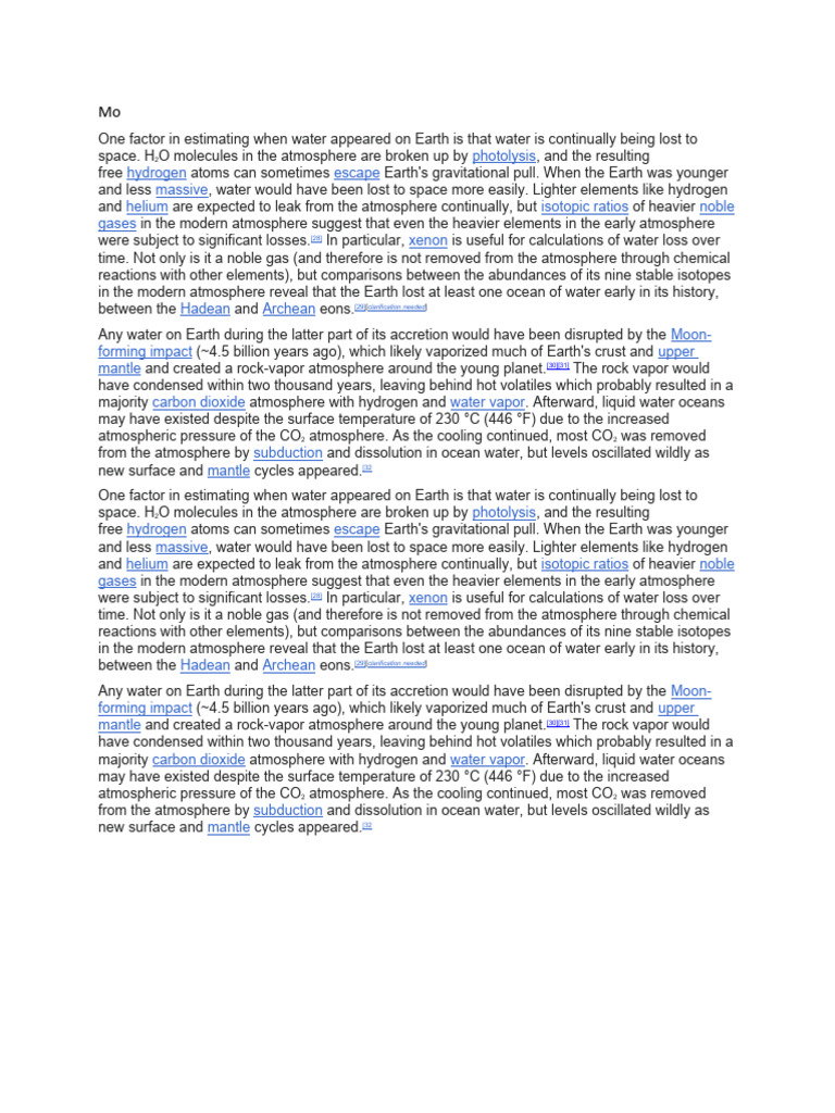 Clarification Needed | PDF | Earth | Atmosphere