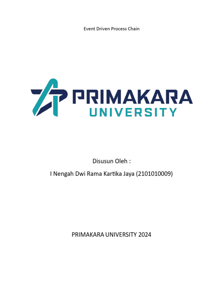 Event Driven Process Chain Lanjutan | PDF