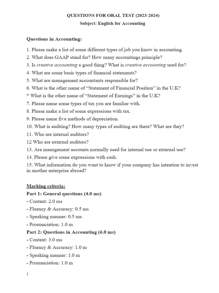 Oral Ques G I Sv.2023-2024-Accounting | PDF Oral Ques G I Sv.2023-2024-Accounting | PDF