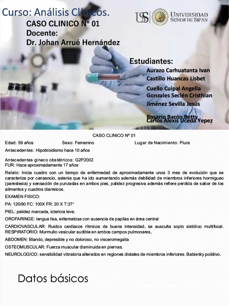 Caso Clinico 1 | PDF