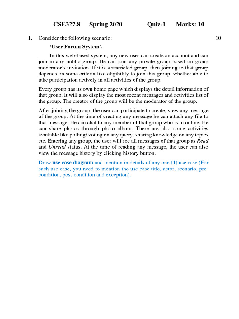 Cse327.8 Q 1 SP 2021 | PDF