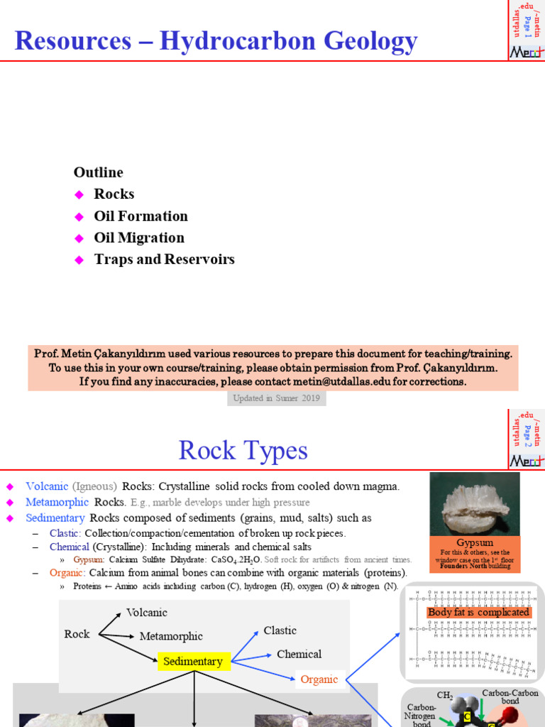 Hydrocarbon Geology | PDF | Fluid Dynamics | Rock (Geology)
