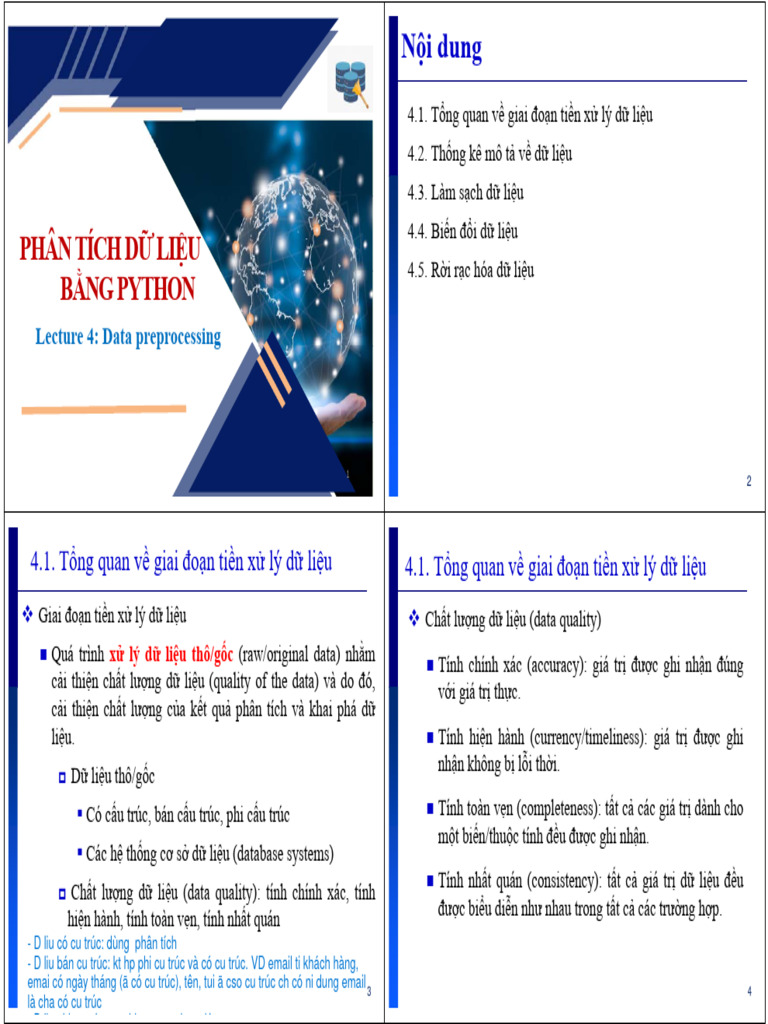 Lecture 4-Data Preprocessing-SV-new (Compatibility Mode) | PDF