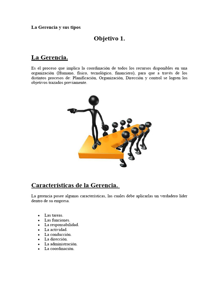 Tipos de Gerencia en Empresas | PDF | Calidad (comercial) | Business