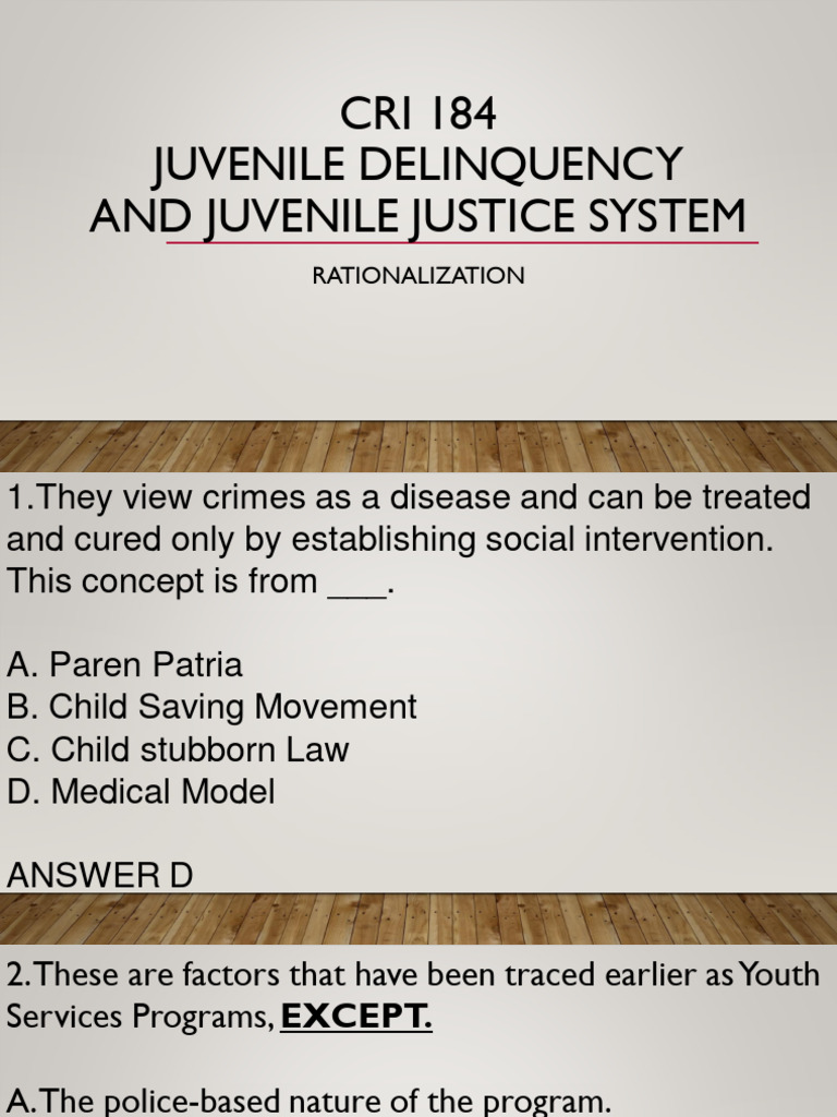 Female Delinquency and Juvenile Justice | PDF | Juvenile Delinquency ...