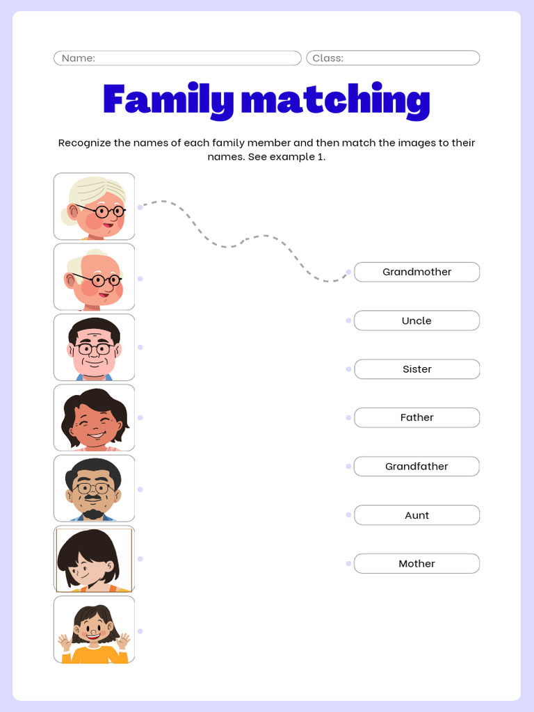 Family Member Image Matching Guide | PDF