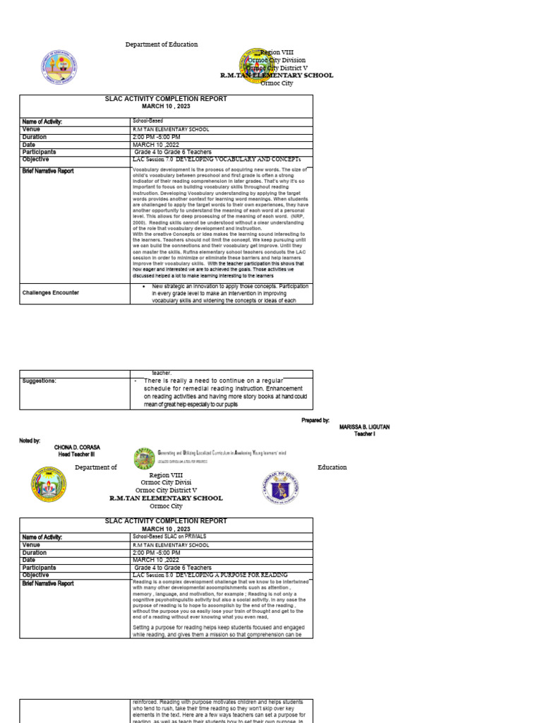 Lac Acr 1 Maris - Copy | PDF