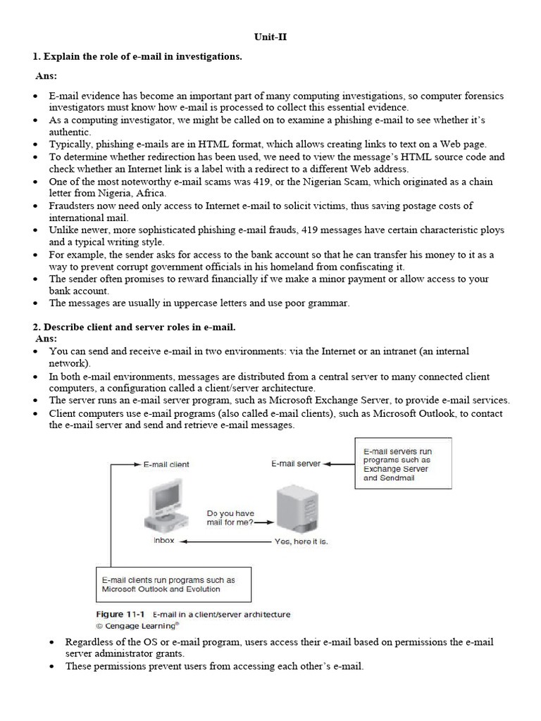 Unit II Cyber Forensics | PDF | Domain Name System | Computer Network