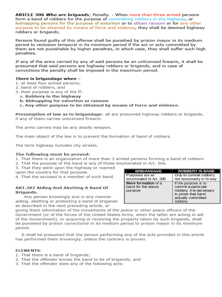 Article-306 | PDF | Theft | Robbery