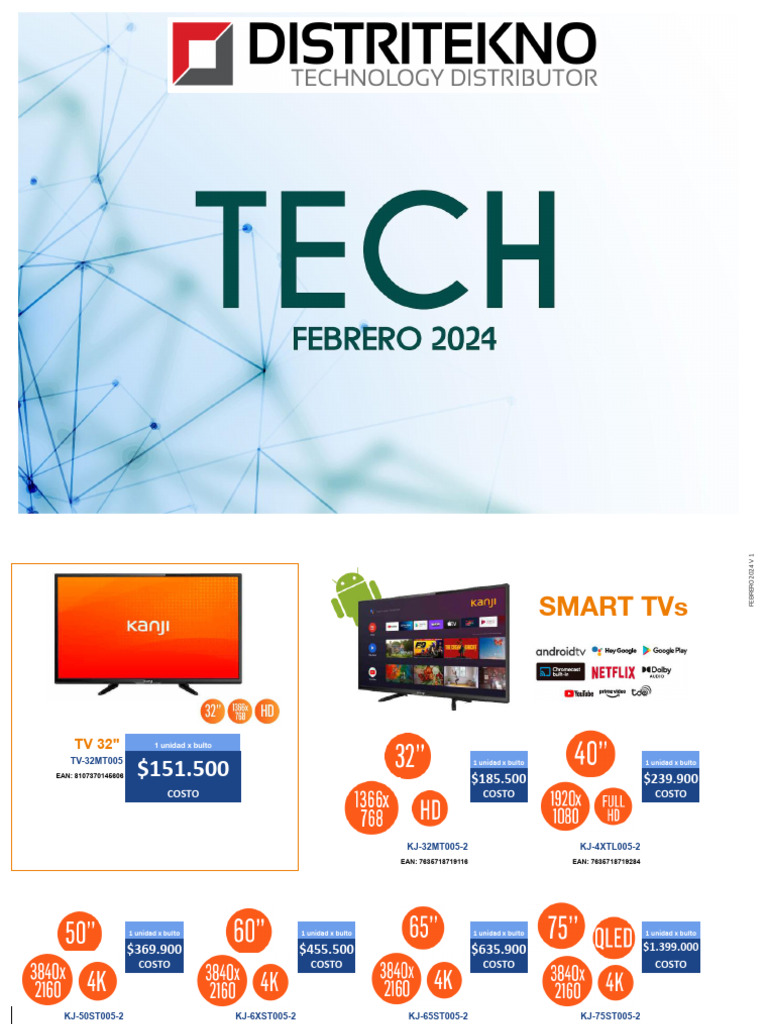 Lista Precios TECH Feb. 2024 - REVENDEDOR | PDF | Auriculares | Ingeniería de audio