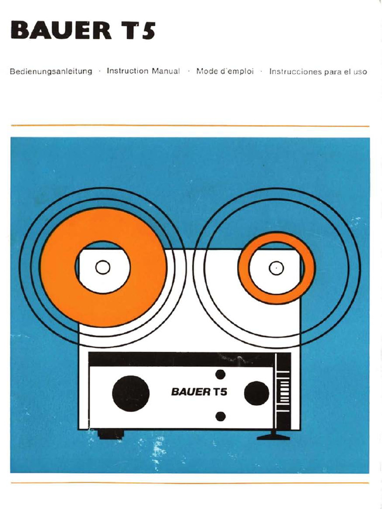 Ols Super8 Projector BAUER T5 User Manual | PDF