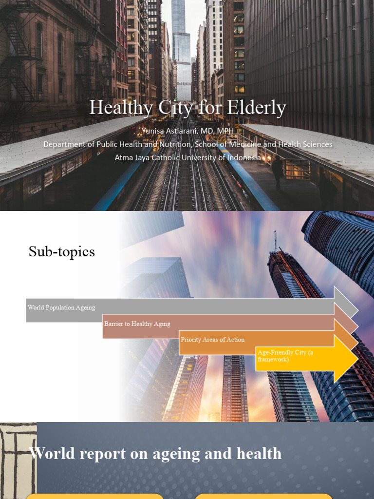 Healthy City | PDF | Ageing | World Health Organization
